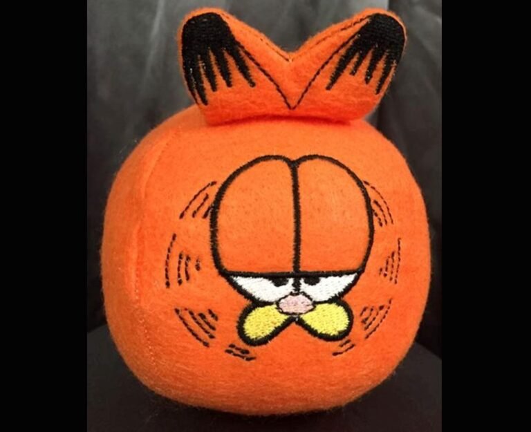 3D Garfield Ball – Machine Embroidery Pattern – Whimsy Embroidery